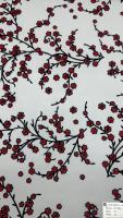 China Flocked Mesh Fabric High Luxary Flowers for Elegant  Traditional Bridal Wedding Dress for sale