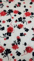 China Leafy Luxary Beauty Design Printed Lace Design Factory Fabric Customized Party Fabric for sale
