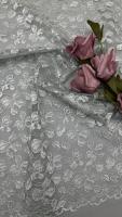 China Embroidered  Lace Fabric Luxary High Quality Special Design For Dress For Wedding Customized Brand for sale