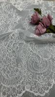 China Frence Chantilly Lace Hollow-up Elegant Trim Special For Dress For Wedding Dresses for sale