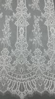 China Leafy Frence Chantilly Lace Flowers Elegant Trim Special Customized For Dress For Wedding Dresses for sale