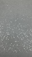 China Sequin Embroidered Lace Fabric For Wedding Dresses Customized Beauty And Sweet Leafy Dresses for sale