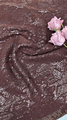 China Decorative Lace Fabric for Garment Production Sequin Embroideded Lace Fabric for Bridal Dresses for sale
