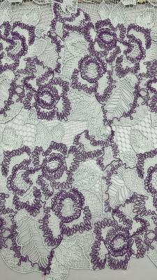 China Floral Embroidered Lace Fabric for Wedding Dresses Premium Embroidered Lace Fabric for Fashion Garments for sale
