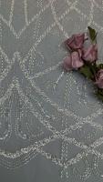 China Wholesale Floral Lace Fabric for Wedding Dress Manufacturers Minimalist Lace Fabric for Modern Dresses for sale