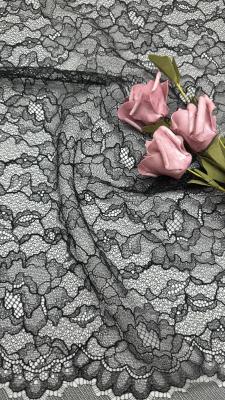 China Delicate Lace Fabric for Soft Silhouette Dresses Vintage Style Lace Fabric for Wedding Dresses for sale