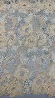 China Elegant Floral Lace Fabric for Wedding Gowns legant Embroidery Lace Fabric for Fashion Designers for sale
