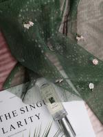 China 49 Inch Floral Embroidered Tulle Fabric AZO Free for sale