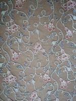China Female Dresses Floral Embroidered Lace Fabric For Lady Garment for sale