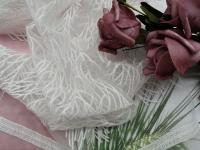 China Embroidery Corded Lace Fabric White Wedding Lace Fabric for sale