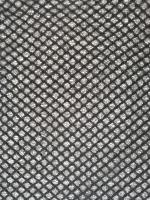 China Black Diamond Pattern 60 Yards Bonded Tulle Mesh Fabric for sale
