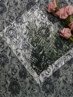 China Two Tone French Chantilly Lace Fabric for sale