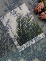 China Sky Blue Tulle French Chantilly Lace Fabric For Evening Dress for sale