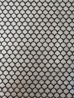 China Fish Scales Pattern Black Soft Tulle Mesh Fabric for sale