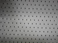 China Black Polka Dot Elastic Mesh Soft Stretch Lace Fabric for sale