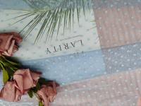 China Nylon Delicate Royal Blue Polka Dot Tulle Mesh Fabric for sale