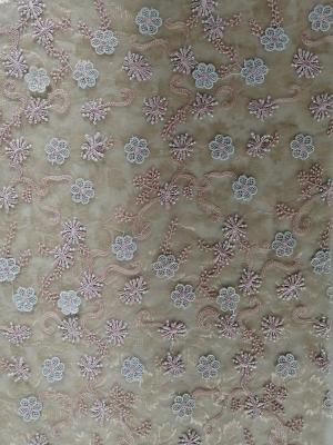 China 100 Yards Embroidered Lace Fabric for sale