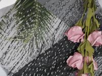 China Tulle Mesh Lurex Metallic Sequin Embroidery Fabric for sale