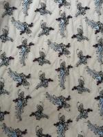 China 2 Colorway Floral Party Beaded Embroidery Fabric for sale