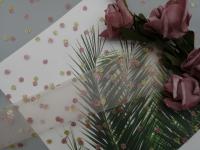 China Foil Printed Glitter Tulle Fabric for sale