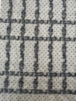 China Black Flocked Glitter Tulle Lurex Embroidery Metallic Lace Fabric for sale