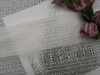 China 100 Yards Silk Embroidered Eyelet Fabric for sale