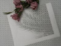 China Sakura Cherry Blossom Thread White Embroidered Eyelet Fabric for sale