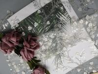 China Female Garment White Sequin Lace Beaded Embroidery Fabric for sale