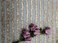 China Lady Dress Decoration 60 Yards Linear Embroidered Sequin Lace Fabric for sale
