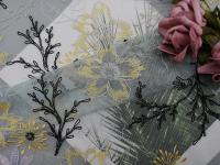China Tulle Mesh Corded Lace Fabric for sale