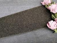 China Gold Lurex Mesh Tulle Metallic Lace Fabric For Female Bottoming Shirt for sale