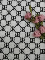 China Chemical Water Soluble Embroidery Bedding Crochet Lace Fabric for sale