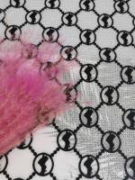 China Chemical Water Soluble Embroidery Bedding Crochet Lace Fabric for sale