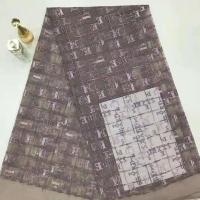 China Geo Sequin Embroidered Fabric Lace For Home Textiles for sale