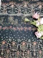 China Digital printing knitted  fabric Printed Lace fabric Floral printed fabric for sale