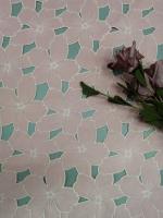 China 100% Polyester Laser Cut Lace Applique Fabric For Wedding Dress for sale