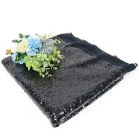 China 125cm Glitter Sparkly Sequin Embroidered Fabric For Party Dress for sale