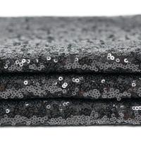 China 125cm Glitter Sparkly Sequin Embroidered Fabric For Party Dress for sale