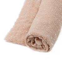 China 58 Inch Width Floral Corded Lingerie Lace Fabric Embroidery Knitted for sale