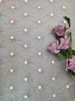 China Lady Garment Sequin Embroidered Fabric Crochet Lace Tulle Embroidery for sale