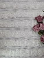 China White Embroidery Lace Fabric Wedding Dress Lace French Lace Fabric for sale