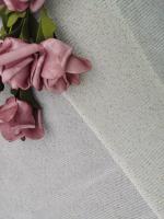 China Pleated Tulle Mesh Foil Printed Fabric Shimmering Tulle Lace for sale