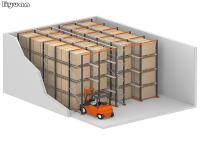 China Drive In Warehouse Racking System Stainless Steel Q235B Capacity 500-5000 Kgs for sale