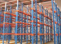 China Metal Storage Drive In Warehouse Racking , Drive Through Pallet Rack System for sale