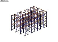 China Color Optional Heavy Duty Drive In And Drive Through Racking Cold Room Storage for sale