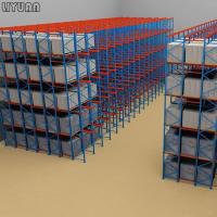 China Corrosion Protection Heavy Duty Very Narrow Aisle Racking VNA Pallet Rack System for sale
