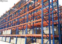 China High Density Very Narrow Aisle Racking Storehouse Galvanized Surface Accessories Included for sale