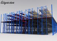 China High Density Very Narrow Aisle Racking Storehouse Galvanized Surface Accessories Included for sale