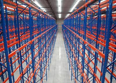 China Heavy Duty VNA Pallet Racking , Narrow Aisle Pallet Depth 1.5-2.5mm Customized Height for sale