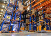 China Optional Color Very Narrow Aisle Pallet Racking , Narrow Aisle Racking System for sale